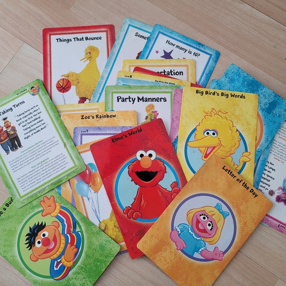 Sesame Street | Toys | Sesame Street Learning Cards | Poshmark